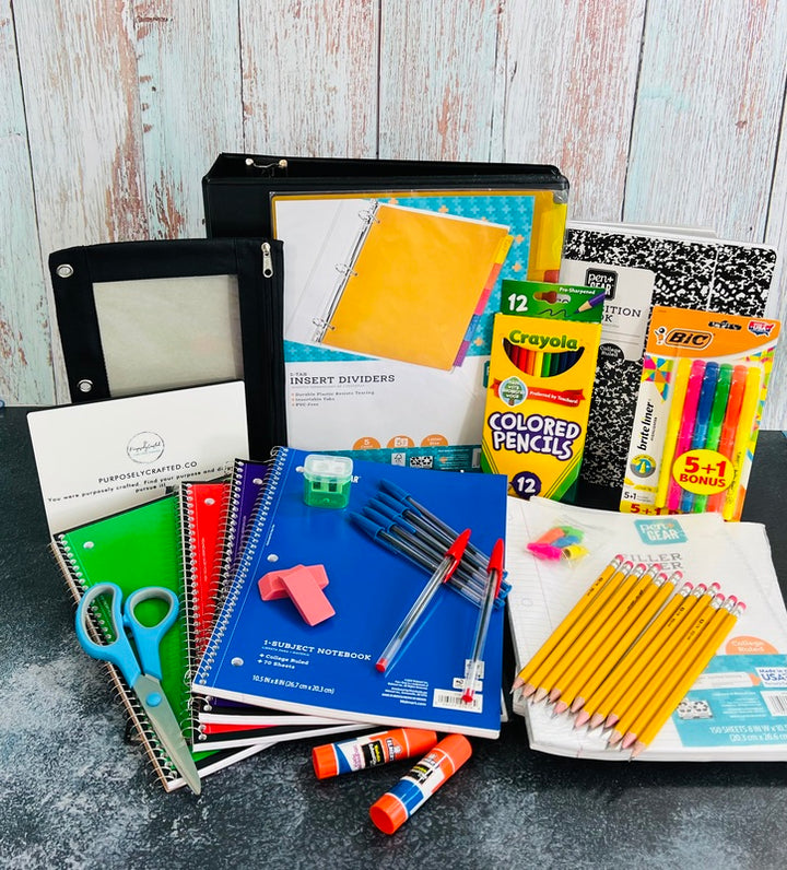 School Supply Bundles – PurposelyCrafted.co